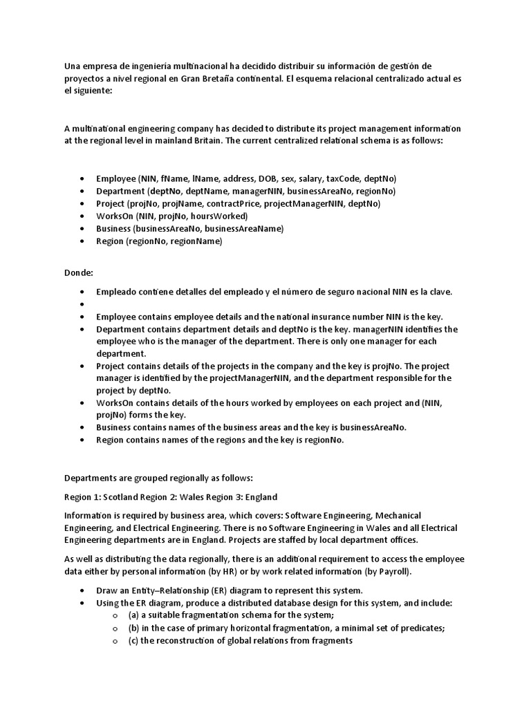 Regional Project Management Schema | PDF | Data Model | Information Retrieval
