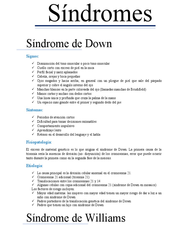 Síndrome de Down | PDF | Síndrome de Down | Enfermedades y trastornos
