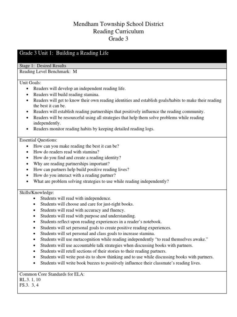 Reading, Grades 3 Assessments | PDF | Reading Comprehension | Learning ...