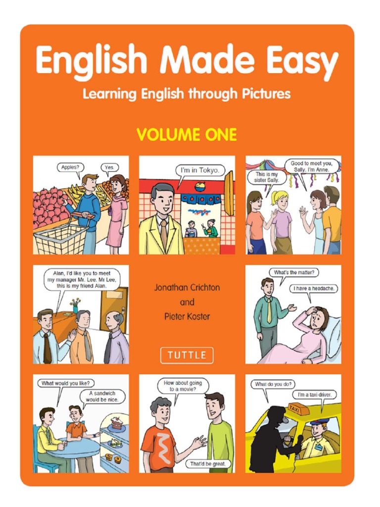 English Made Easy Learning English Through Pictures, Volume 1 | PDF ...
