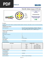Belden 7814A Cat 6 UTP Cable Specs | PDF