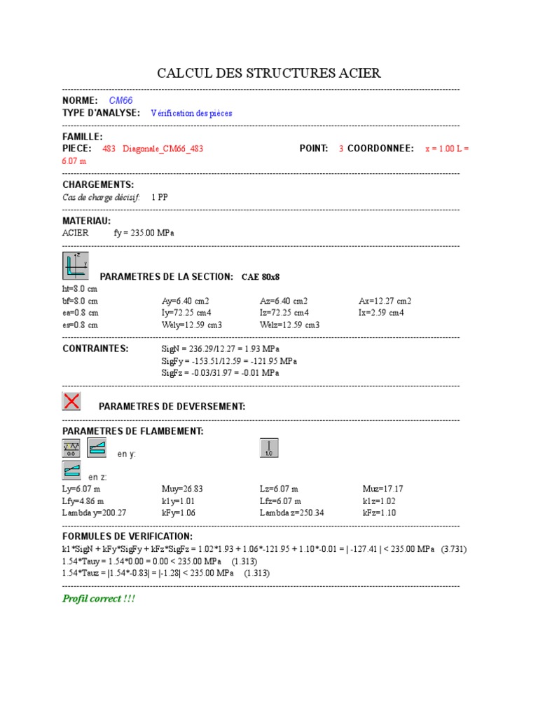 Note de Calcul Contre Ventement | PDF | Matériaux
