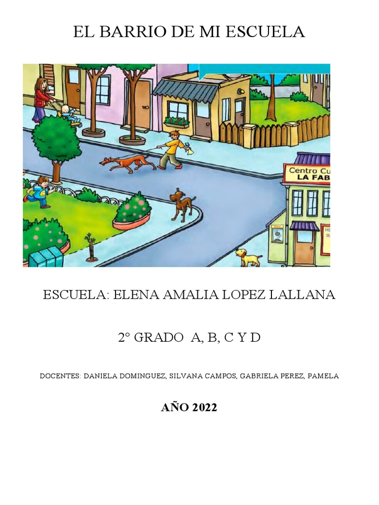 El Barrio de Mi Escuela | PDF | Sociedad | Conocimiento