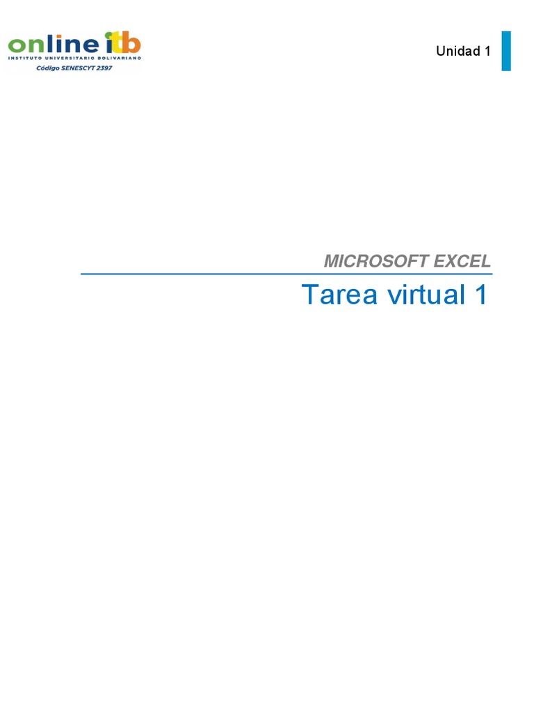 Tarea Virtual 1 (Factura) | PDF | Microsoft Excel | Factura