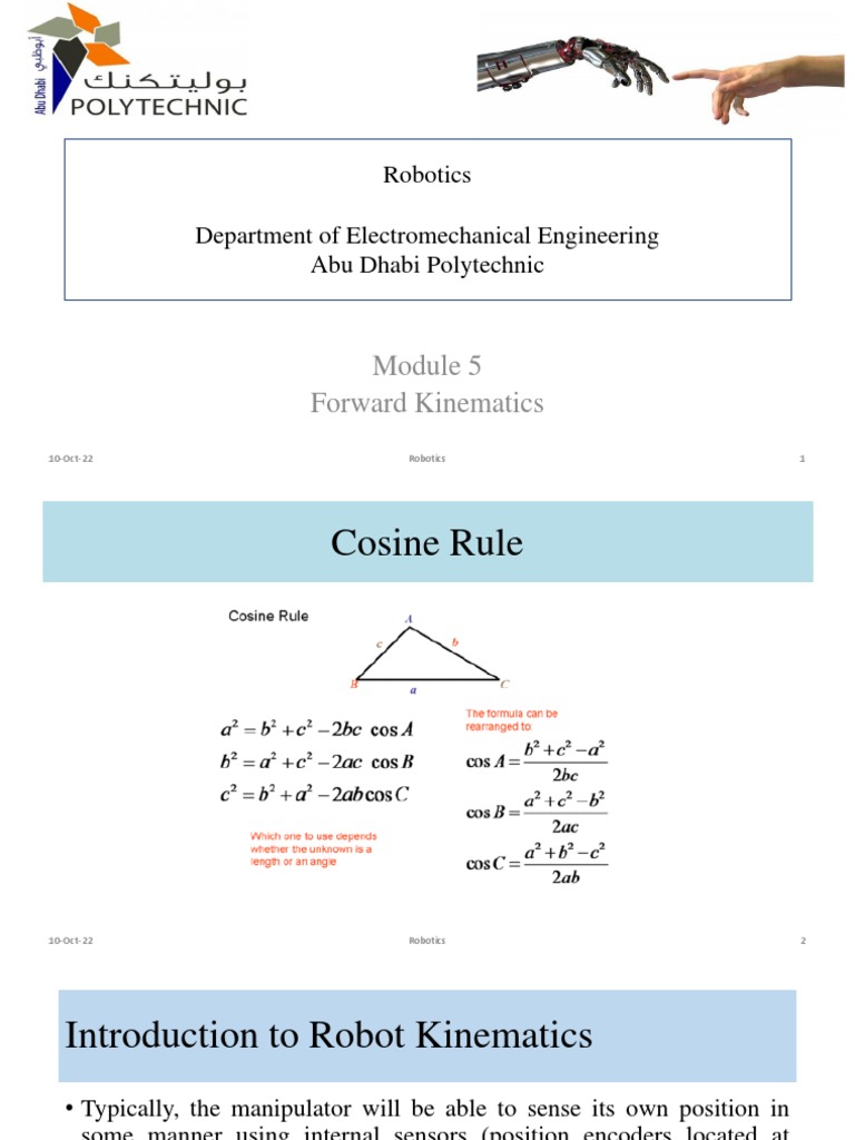 Kinematics of Robotic Manipulators | PDF | Mechanics | Motion (Physics)