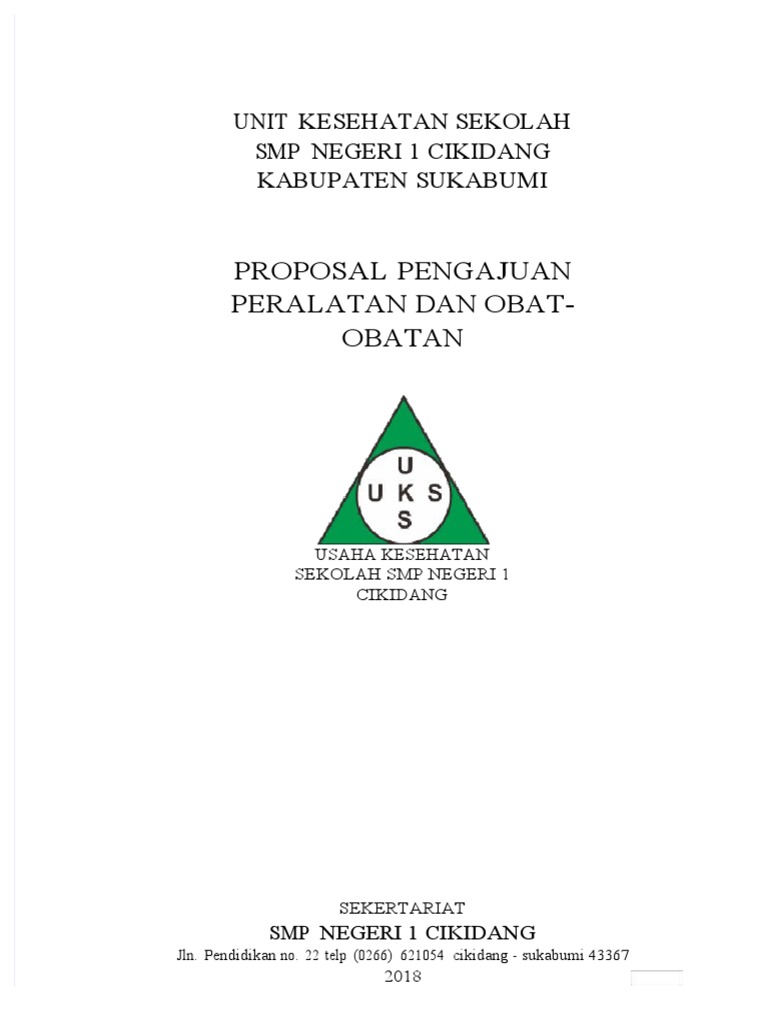 Proposal Uks Contoh | PDF