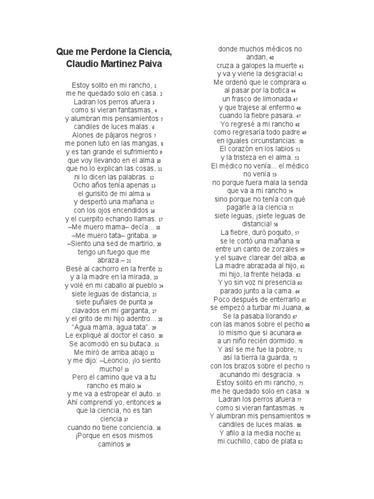 Que Me Perdone La Ciencia | PDF