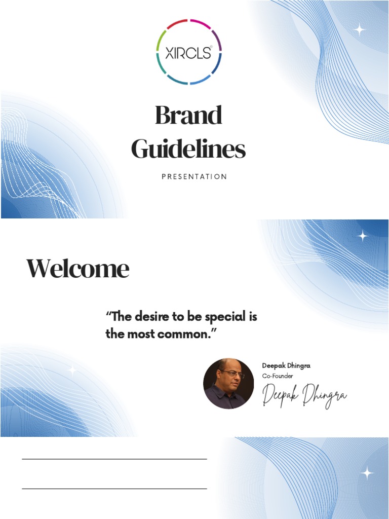 XIRCLS's Brand Guidelines Presentation | PDF | Rgb Color Model | Vision