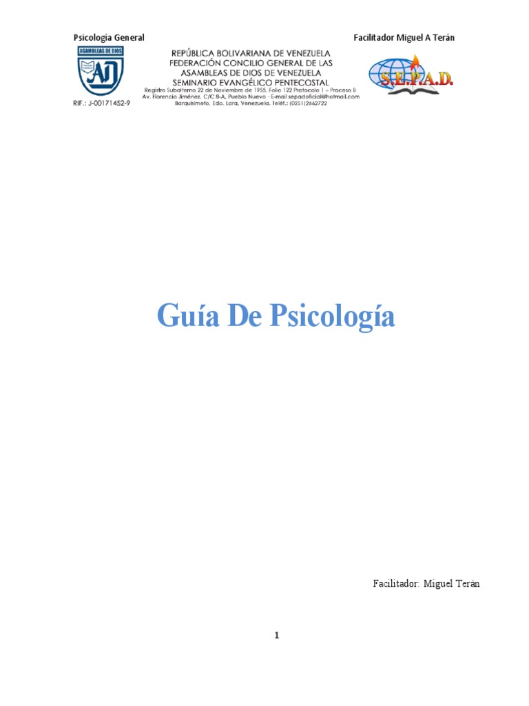 Guia Psicologia General Descargar Gratis Pdf Pensamiento Invención