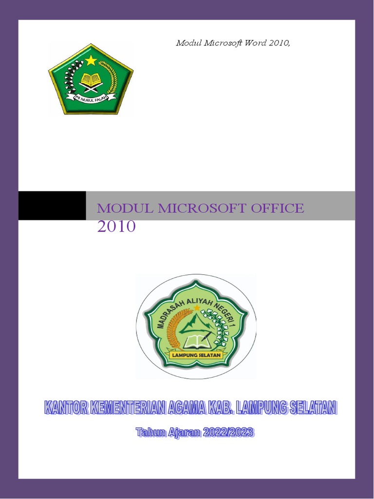 MODUL PENGENALAN MICROSOFT WORD 2010 | PDF