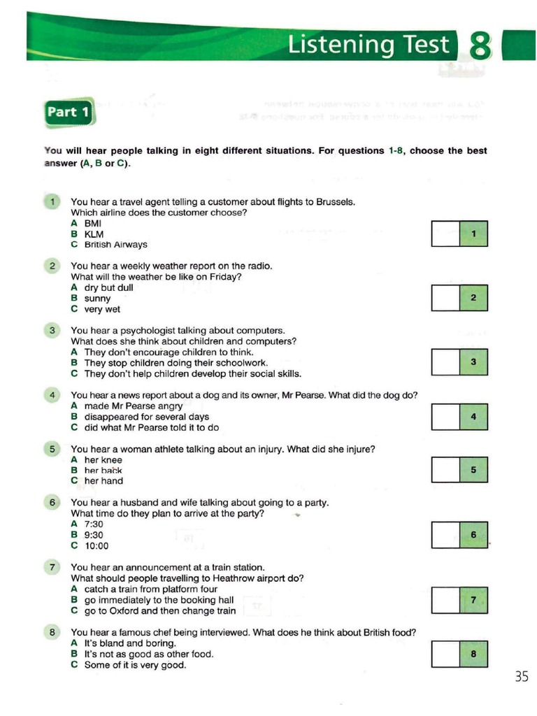 Extra Listening Exercise FCE LISTENING 2 | PDF