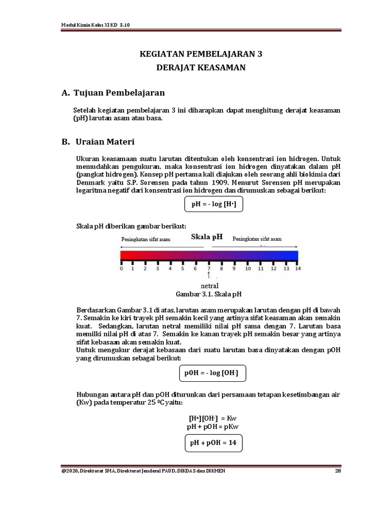 Derajat Keasaman | PDF