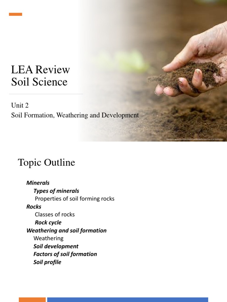 Chapter 2 Soil Science | PDF | Weathering | Rock (Geology)