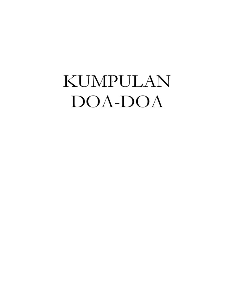 Kumpulan Doa-Doa Harian Ahlulbait | PDF