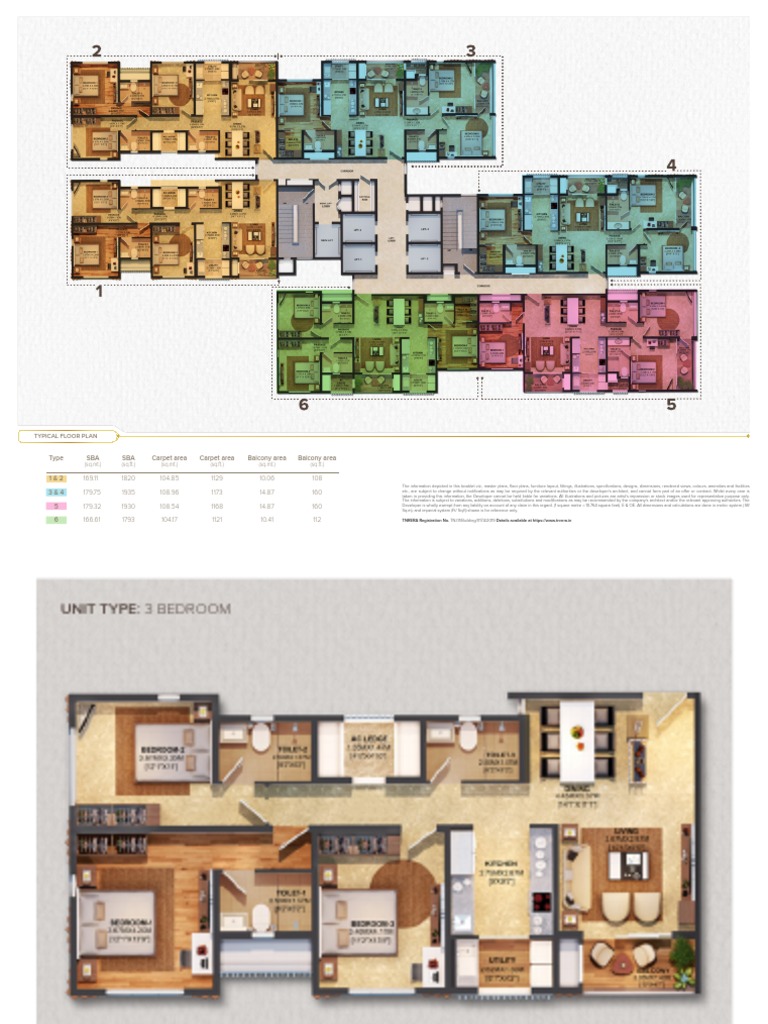 Brigade WTC Residences Floor Plans | PDF | Legal Liability | Architect