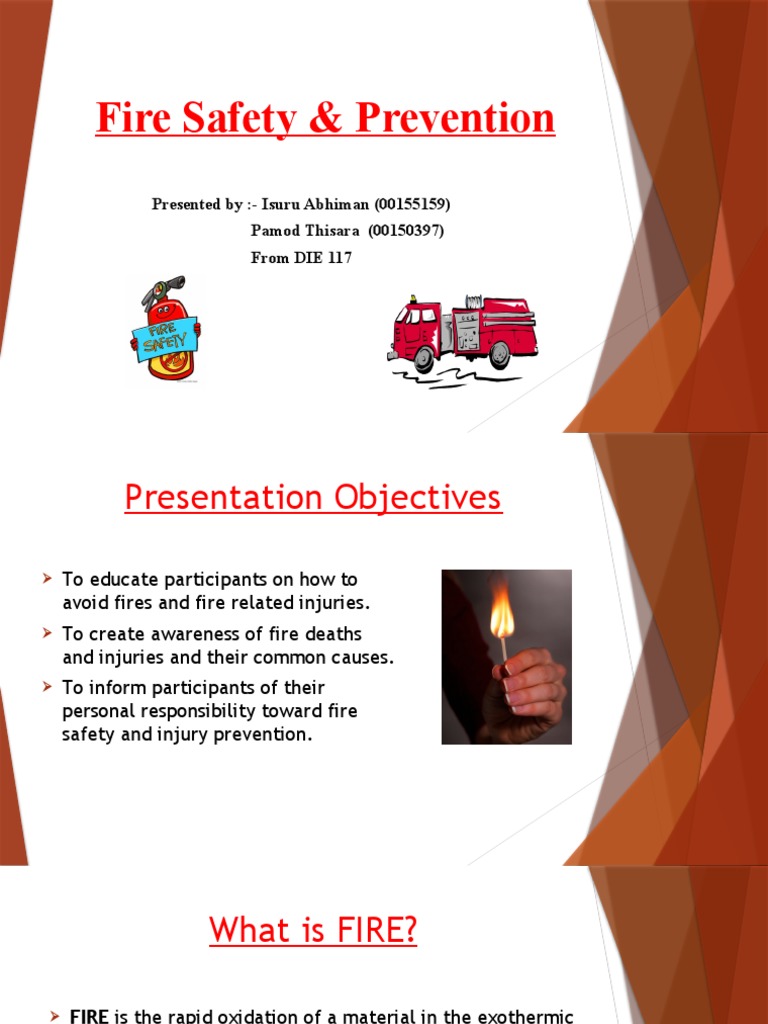 Fire Safety & Prevention | PDF | Fires | Chemical Processes