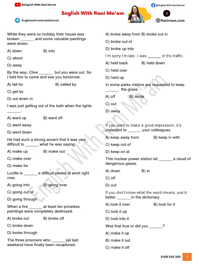 Phrasal Verb 13 Feb | PDF