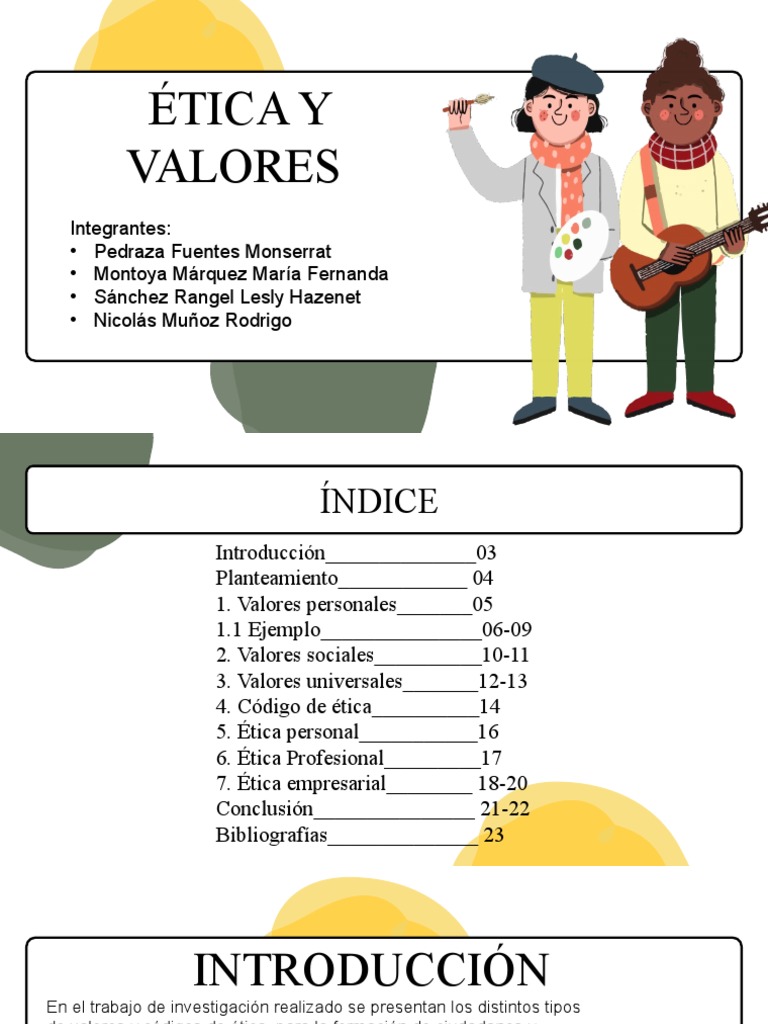 Ética y Valores | PDF | Virtud | Autoestima