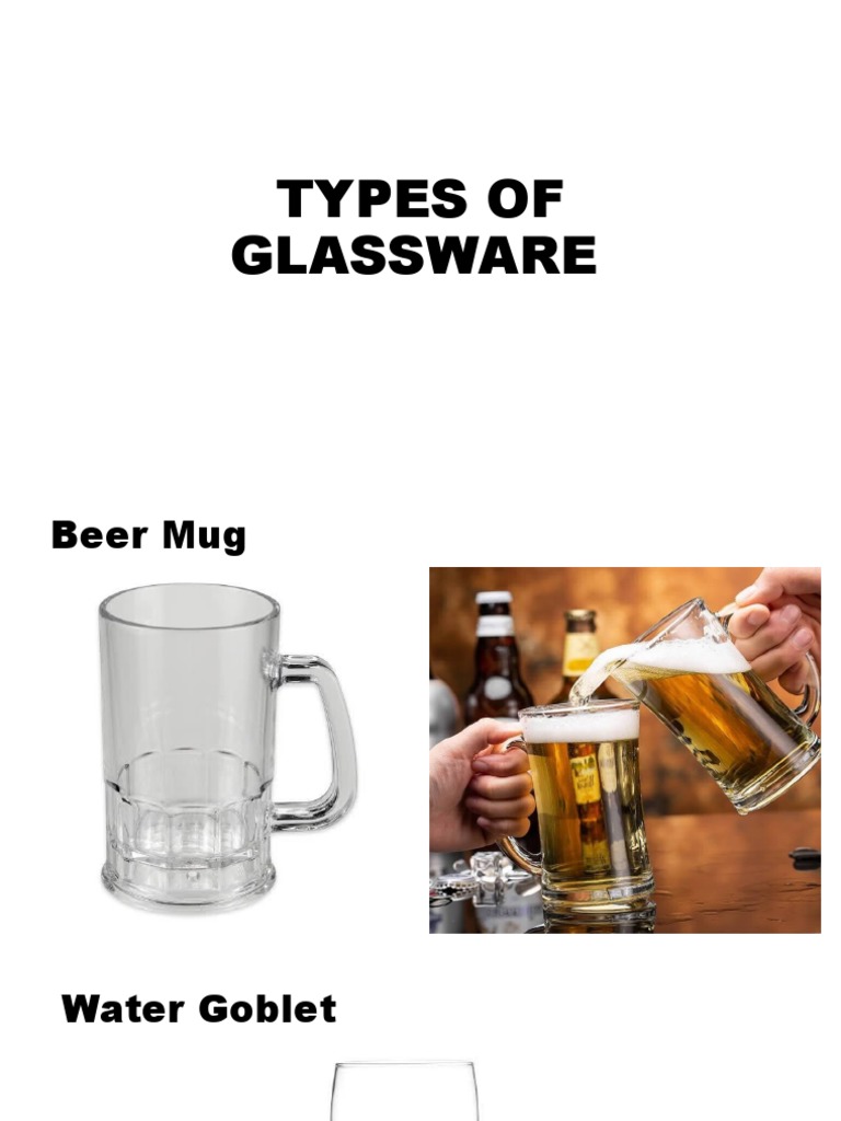 Types of Glassware | PDF