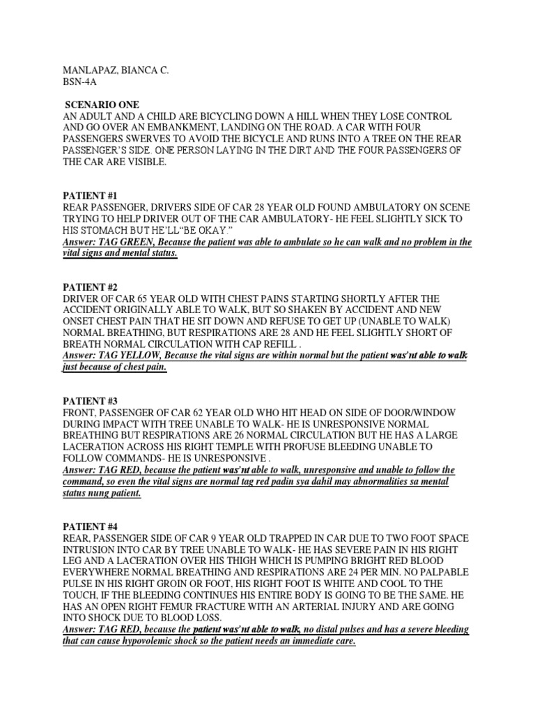 Triaging Activity | PDF | Breathing | Pulse