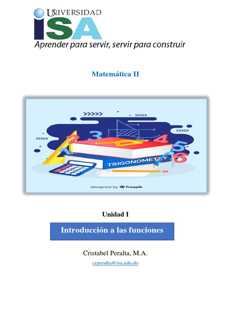 Unidad I. Introducción A Las Funciones. (Mat. II) (Mayo 2021) | PDF ...