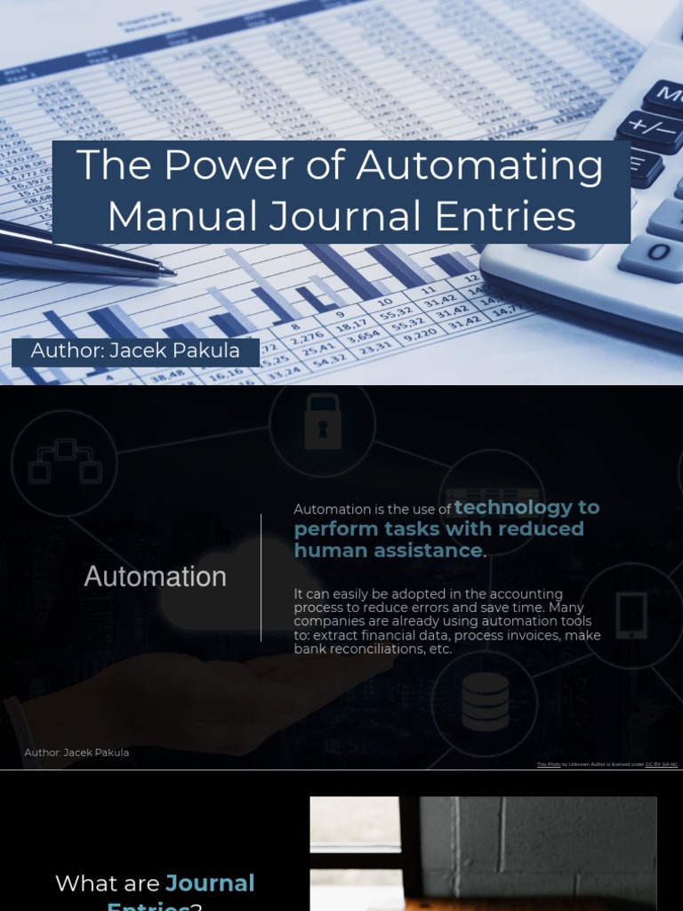 The Power Of Automating Manual Journal Entries Pdf Automation Software
