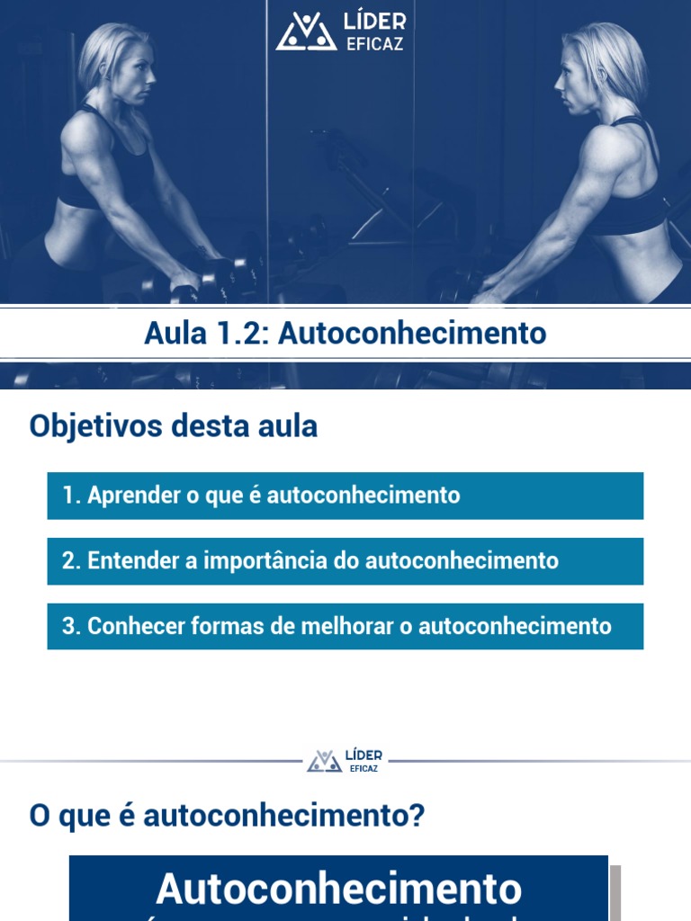Aula+1 2+-+autoconhecimento | PDF | Aprendizado | Mente inconsciente