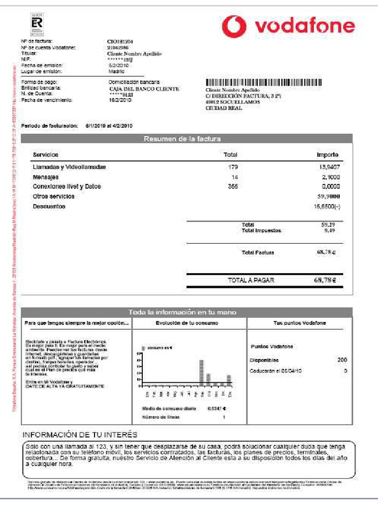 factura-vodafone | PDF