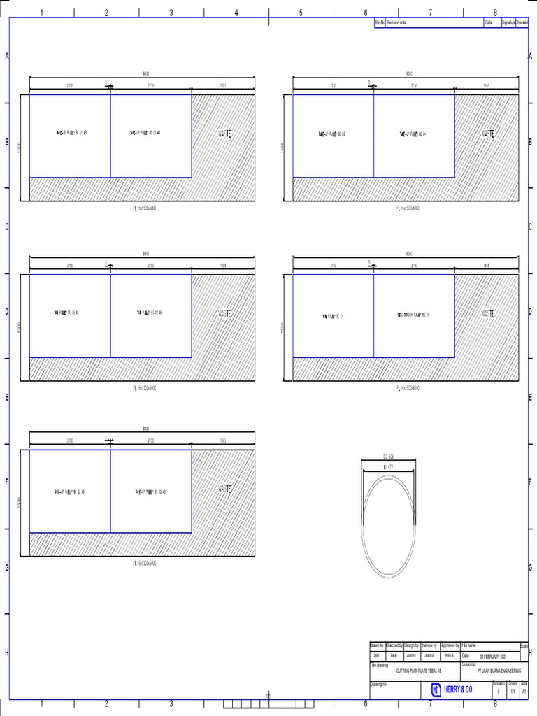 Cutting Plan Plate 16 | PDF