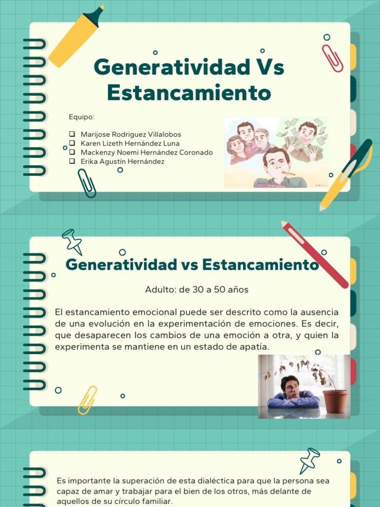 Generatividad Vs Estancamiento | PDF