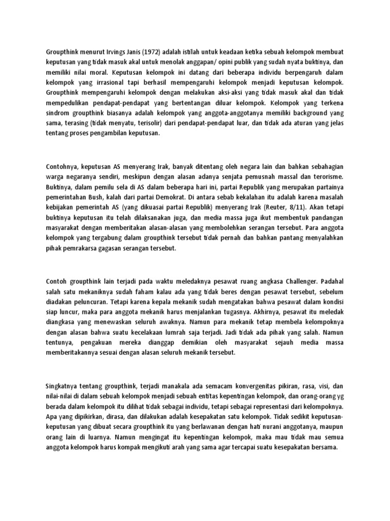 Groupthink menu-WPS Office | PDF