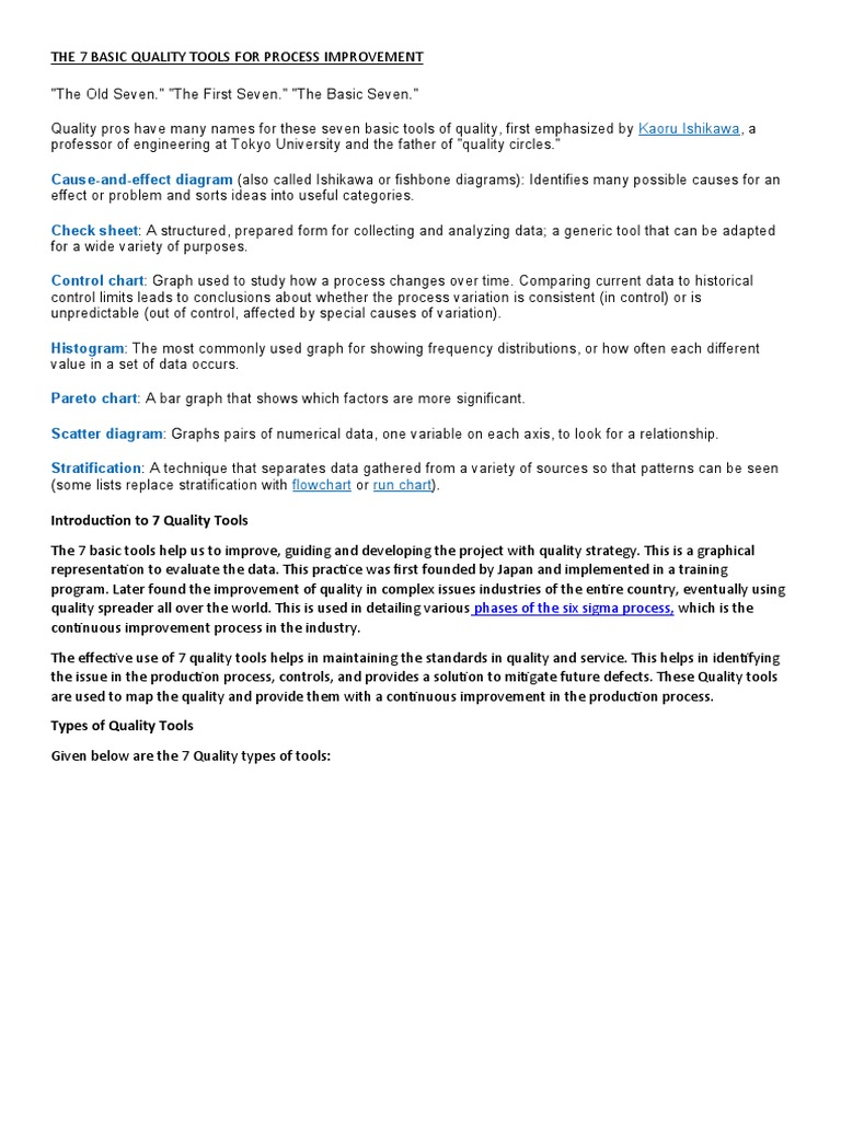 Qc Tools Pdf Data Analysis Scatter Plot