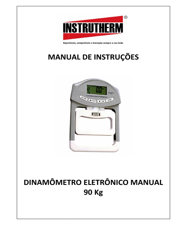 Manual Dinamometro | PDF | Medição