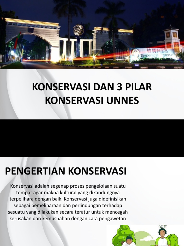 Konservasi Dan 3 Pilar Konservasi Unnes | PDF