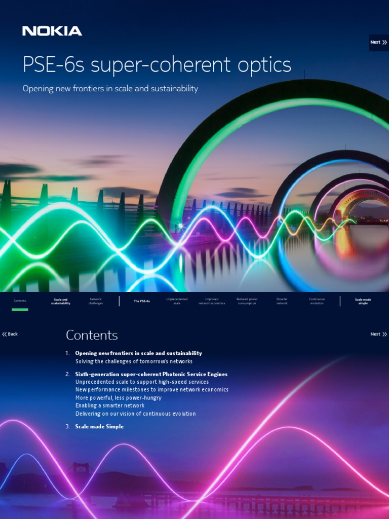 Nokia PSE 6s Super Coherent Optics Ebook EN | PDF | Sustainability ...