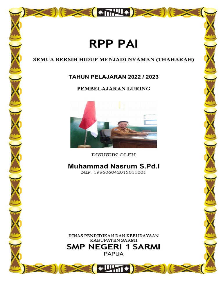 RPP Suci Hadas Besar Dan Kecil | PDF | Karier & Perkembangan