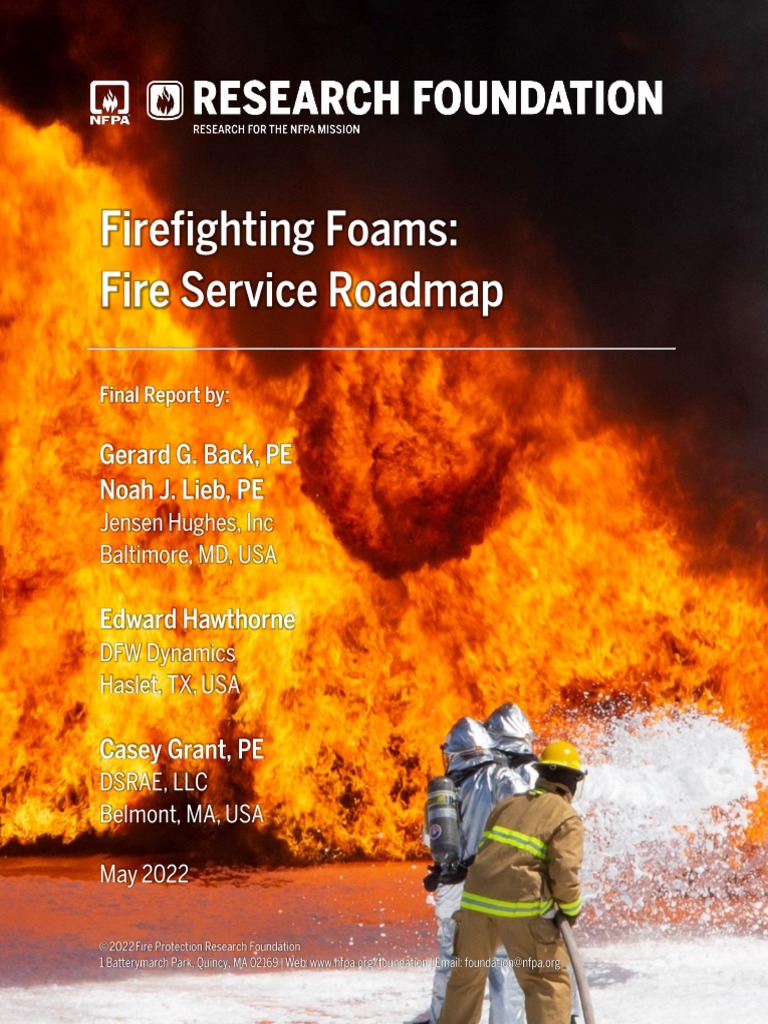RF Firefighting Foams Fire Service Roadmap | PDF