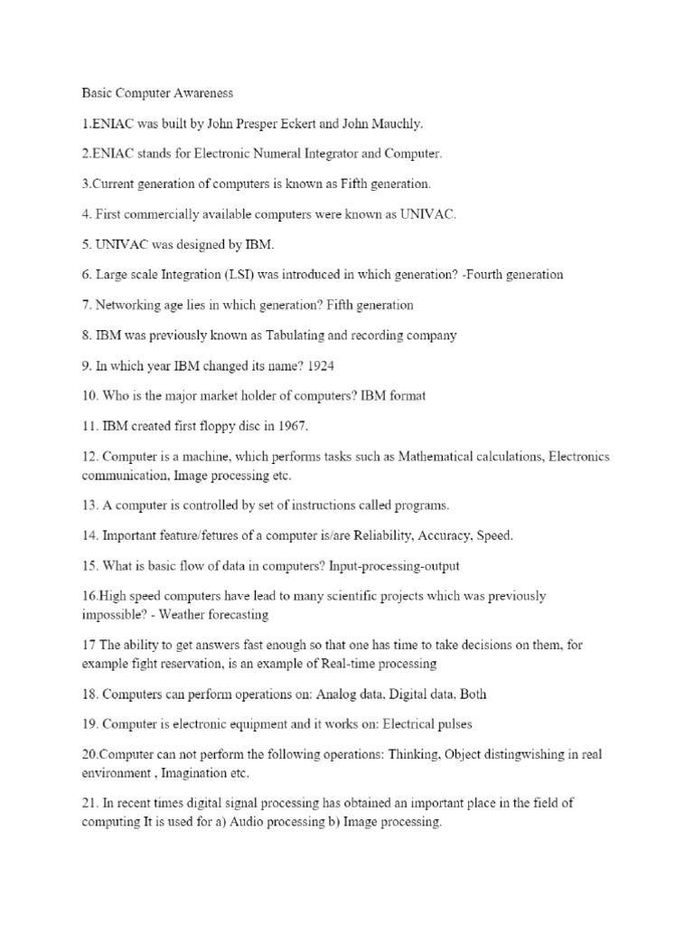 Computer Basic Pdf