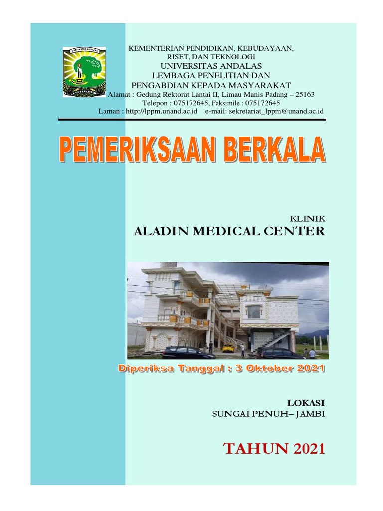Pemeriksaan Berkala 3 Oktober 2021 | PDF
