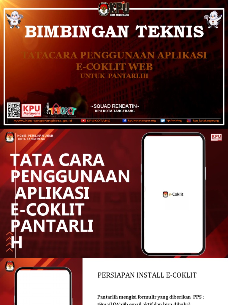 Materi Ecoklit Untuk Pantarlih | PDF