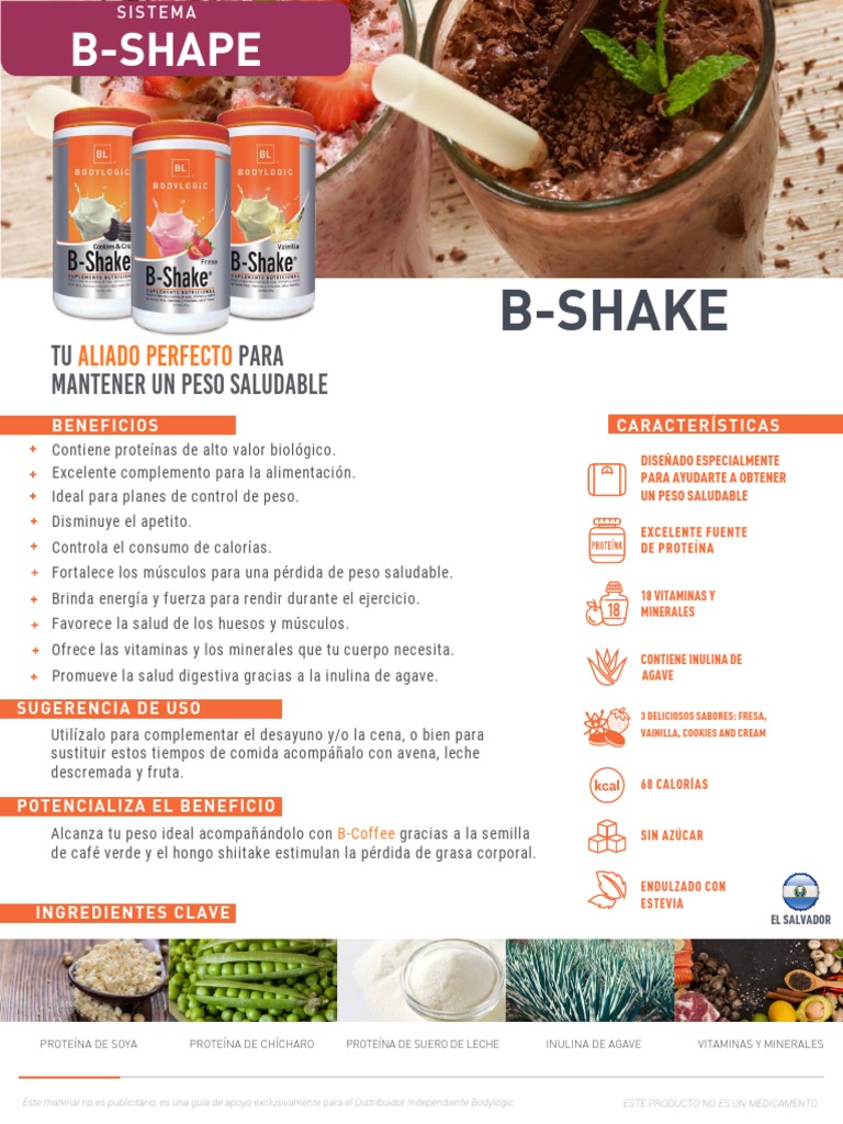 B-Shake (2) Sistema B-Shape | PDF | Alimentos | Leche