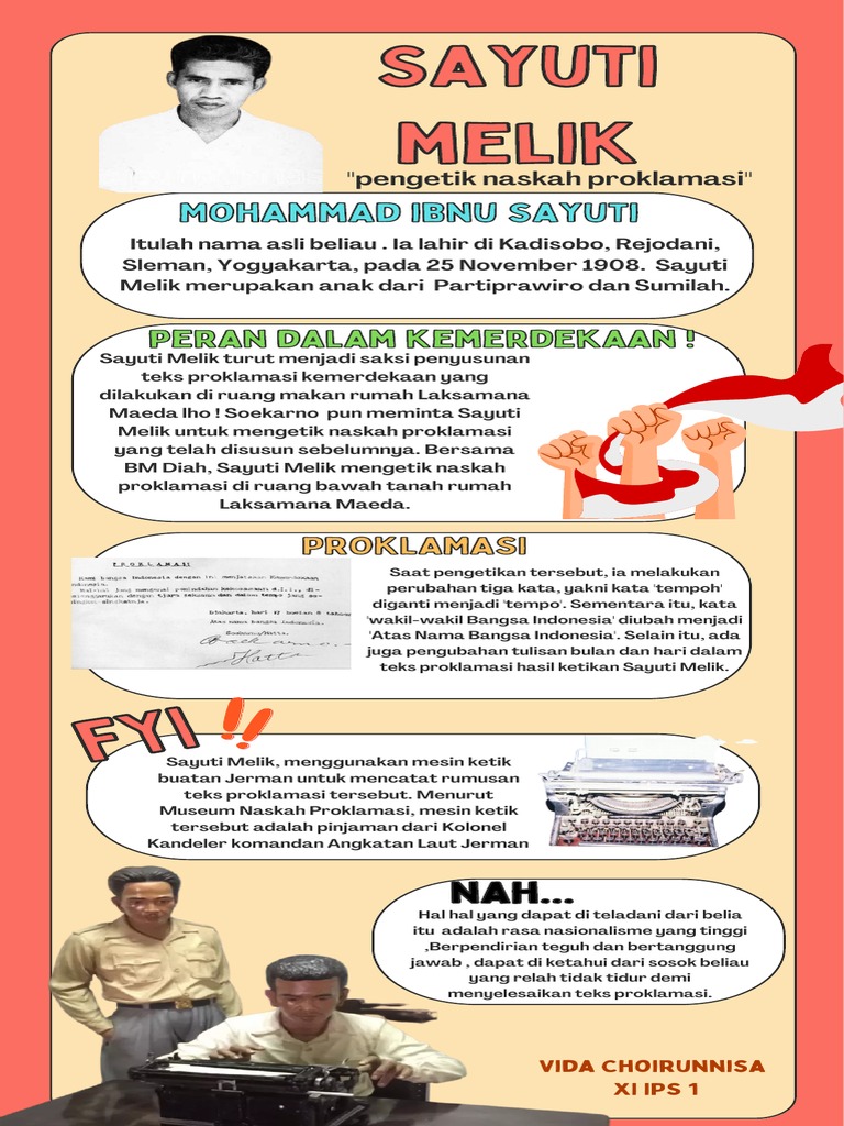 Infografis Sayuti Melik | PDF