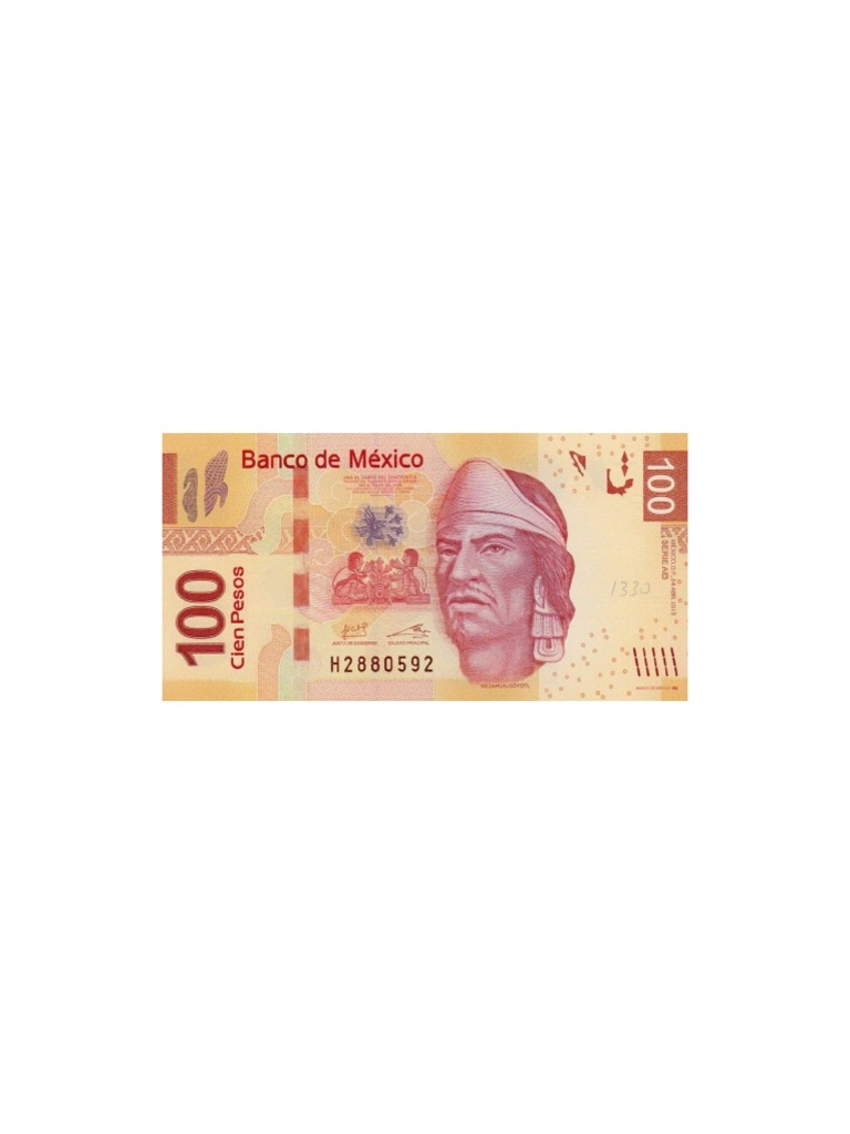 100 Pesos Nezahualcóyotl | PDF