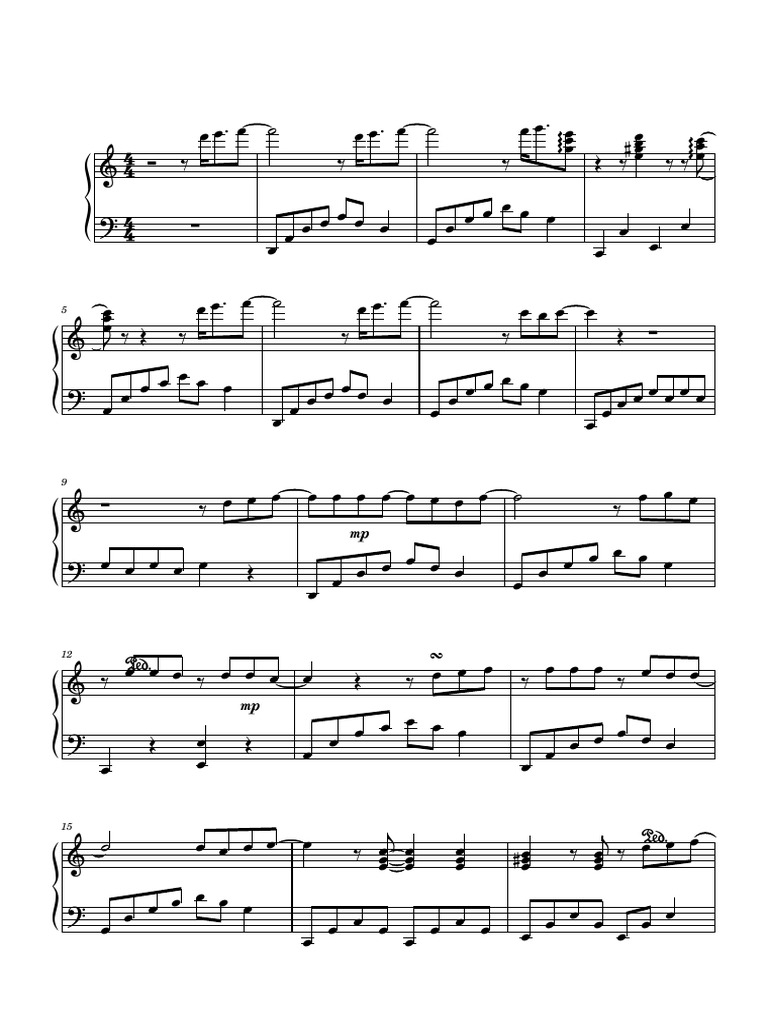 Piano Sheets | PDF