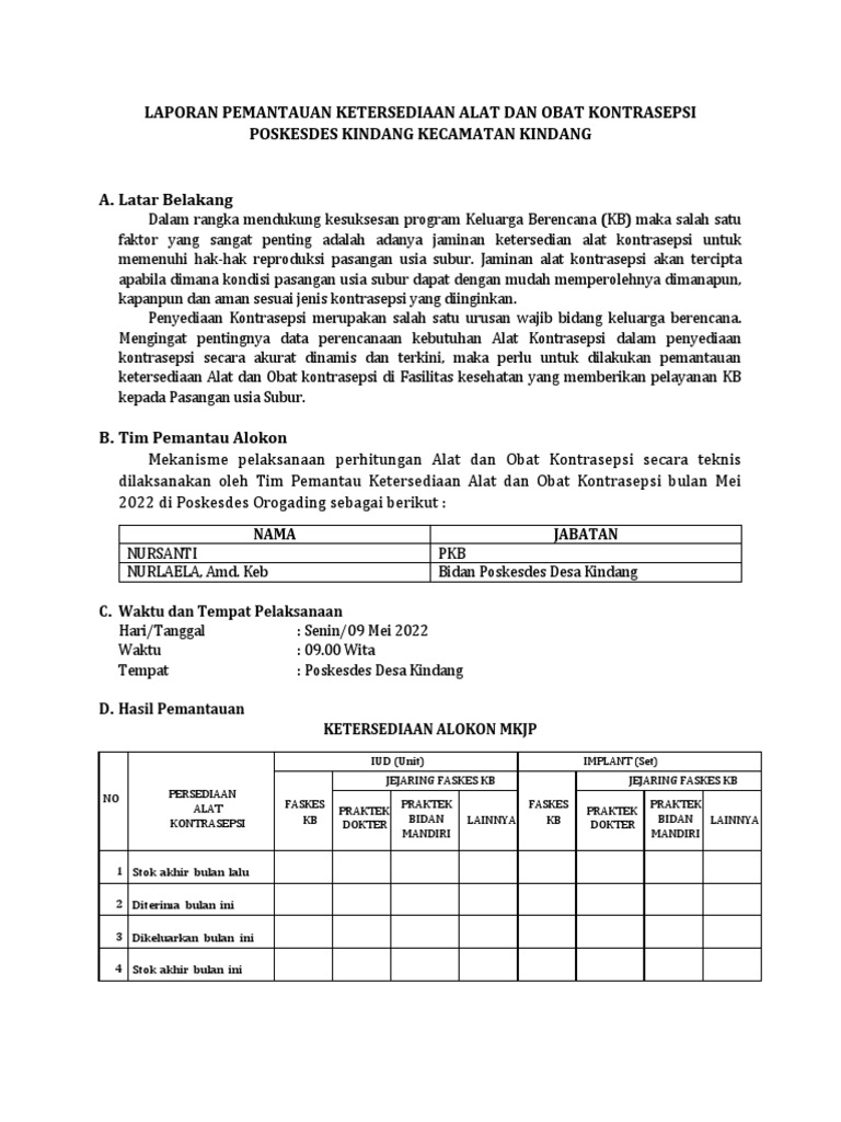 15. Pencatatan Pelaporan Kebutuhan Alokon | PDF