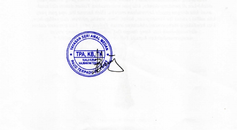 Tanda Tangan Dan Stempel | PDF