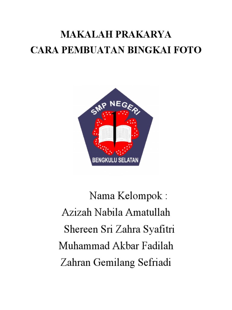 Cara Pembuatan Bingkai Foto | PDF