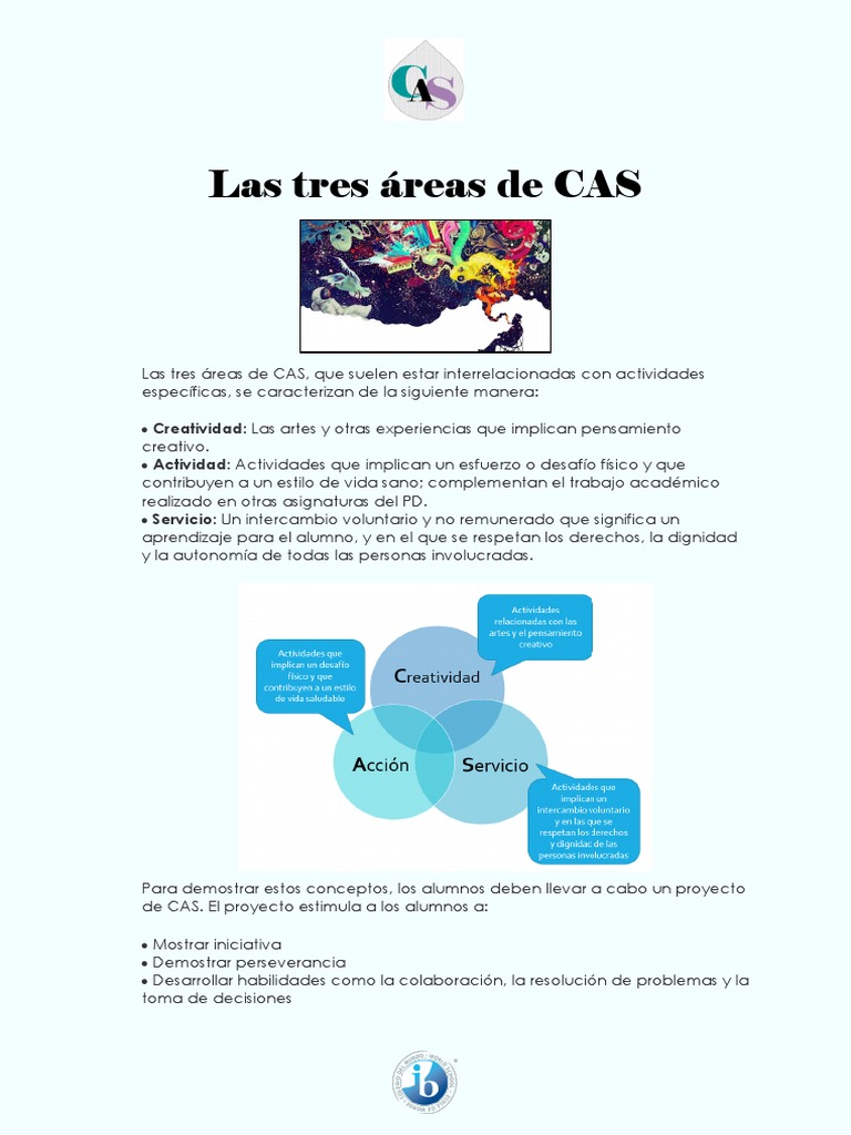 Las Tres Areas de CAS | PDF | Creatividad | Pensamiento