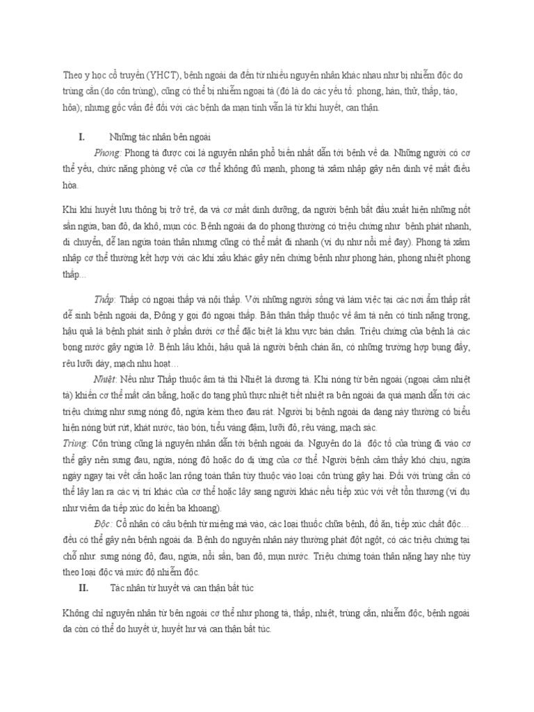 T NG Quan Theo Yhct | PDF