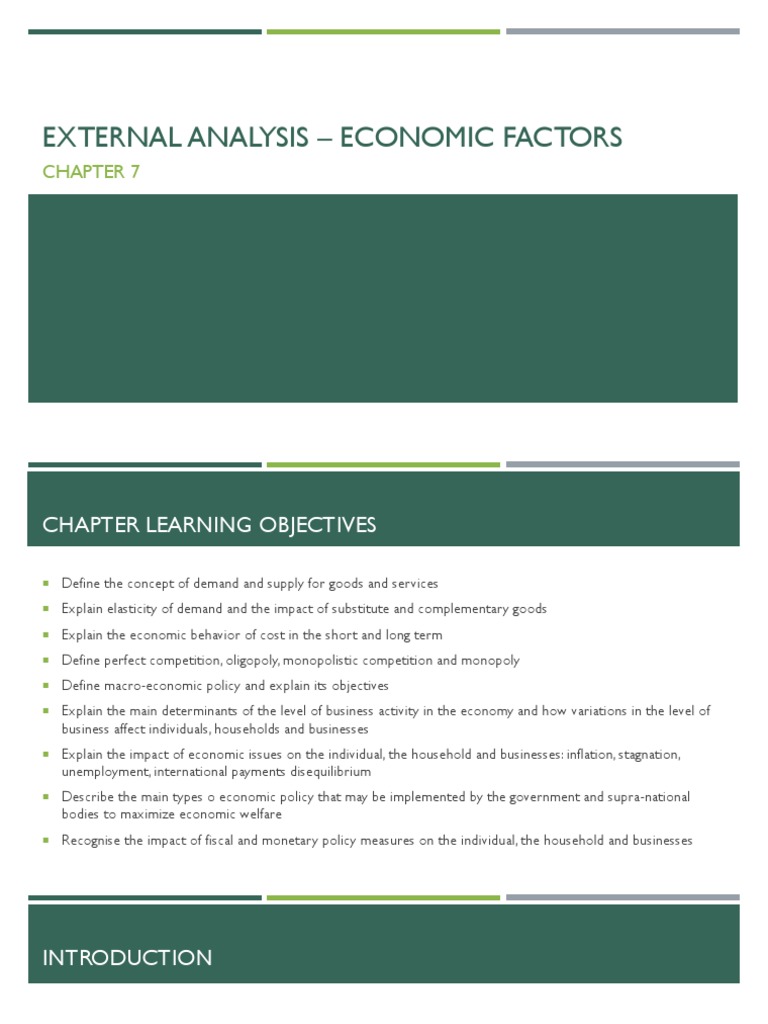 Chapter 7 - External Analysis - Economic Factors | PDF | Demand | Price ...